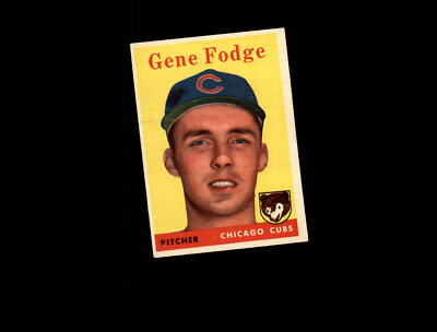 1958 Topps 449 Gene Fodge RC EX #D921207 | eBay
