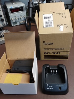 NEW ICOM BC-160 2 WAY RADIO CHARGER F14 F15 F16 F24S F33G F43TR F44G ...
