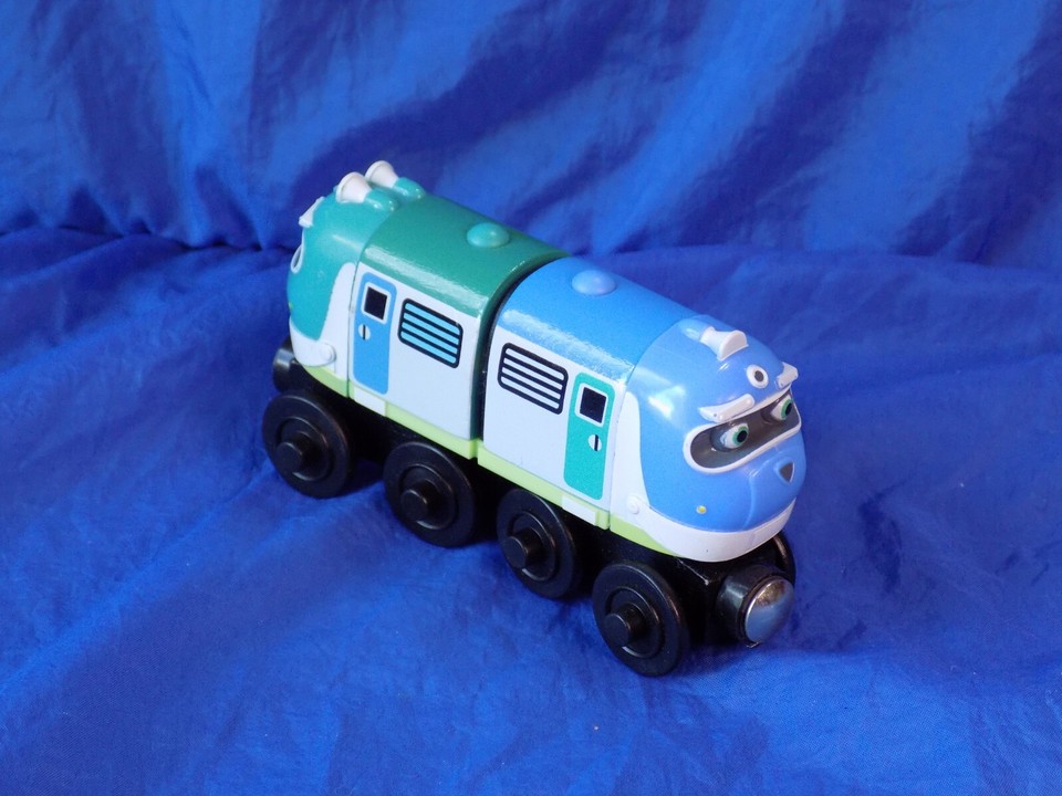 Chuggington Wooden Railway HOOT & TOOT Two-Sided Locomotive TOMY UK | eBay