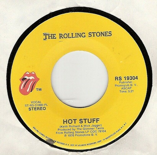 45RPM, ROLLING STONES ' HOT STUFF ' EXC ' ROCK | eBay
