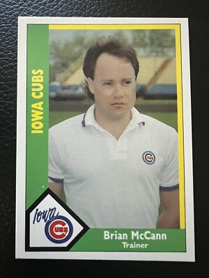 Brian McCann 1990 Iowa Cubs Team Set Card | eBay
