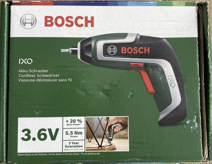 BOSCH IXO 7 Cordless Screwdriver SET (3.6V-Li 2.0Ah) ( Model ...