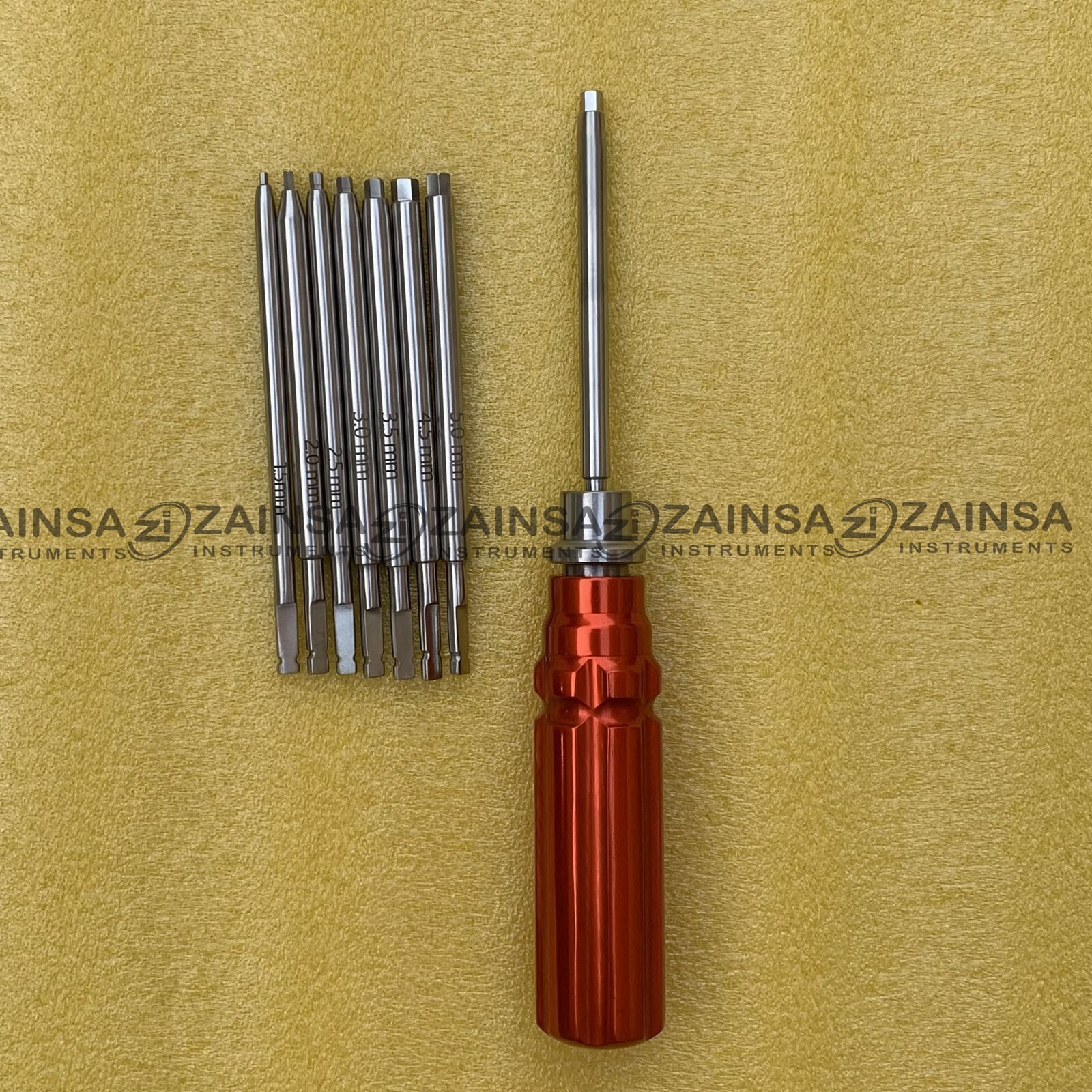 Orthopedic Bone Screwdriver Set, With Quick Coupling Handle Surgical ...