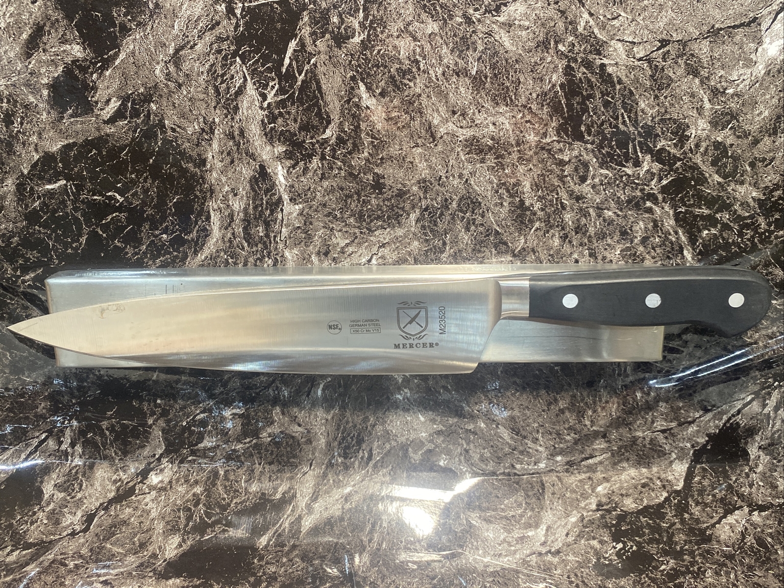 Mercer Renaissance Forged Riveted Chef Knife 9in M23520 for sale online ...