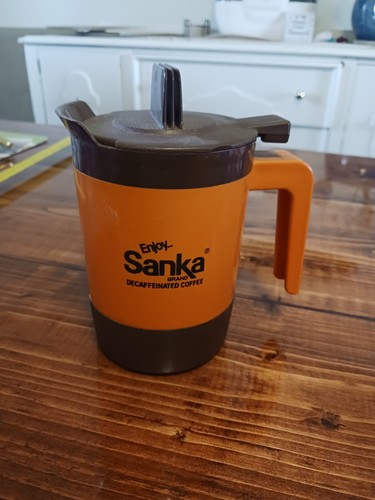 Vintage Sanka Brand Decaffeinated Coffee Cup Mini Pitcher | eBay