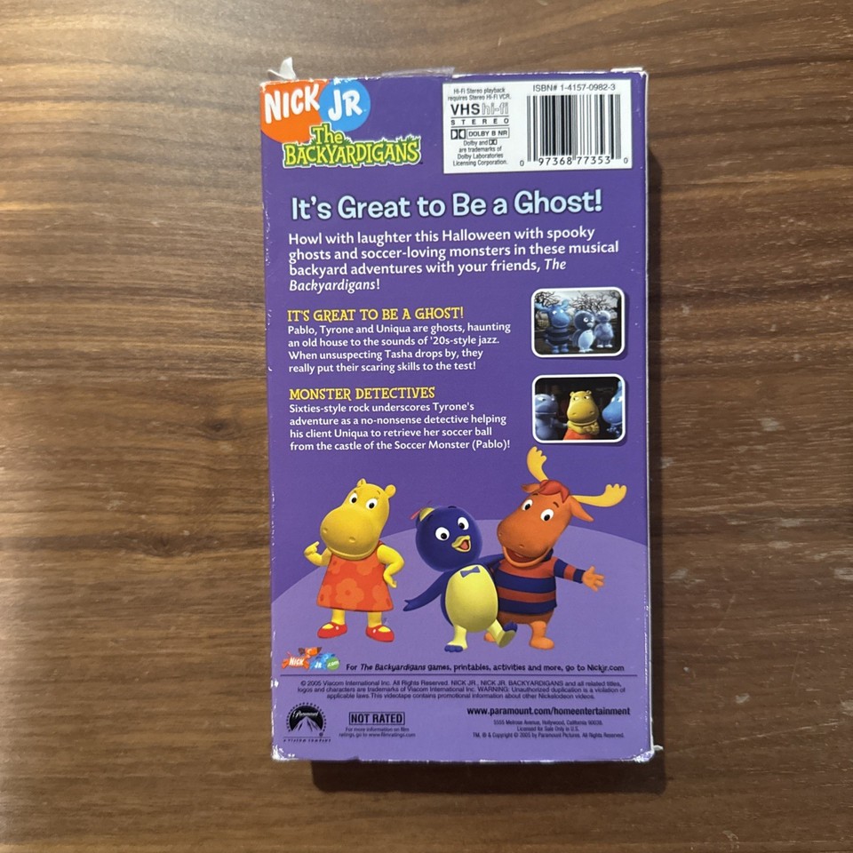 The Backyardigans - It's Great to Be a Ghost! VHS 2005 Nick Jr ...