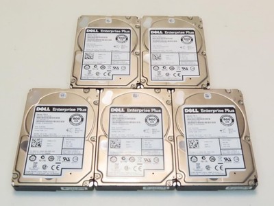 LOT OF 5X DELL ENTERPRISE PLUS 900GB SAS SAVVIO 10K.6 ST900MM0006 ...