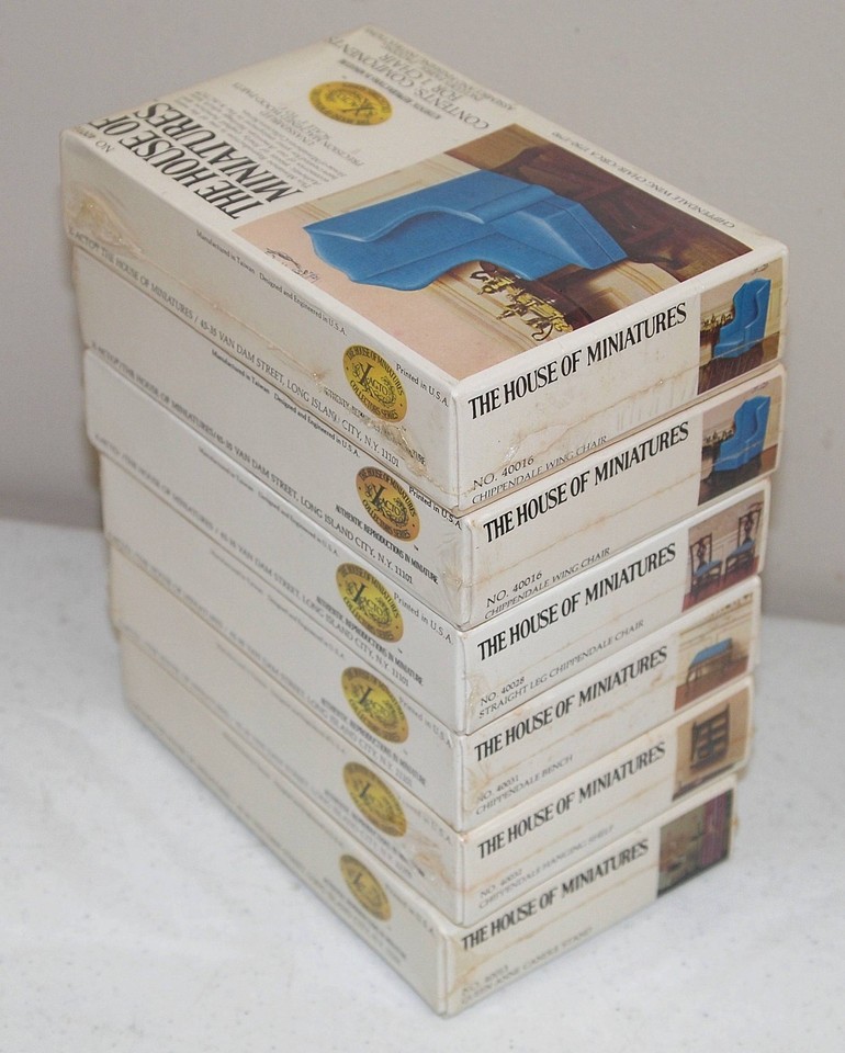 New!! Sealed!! Vtg X-Acto THE HOUSE OF MINIATURES Furniture MODEL KITS /Lot of 6 | eBay