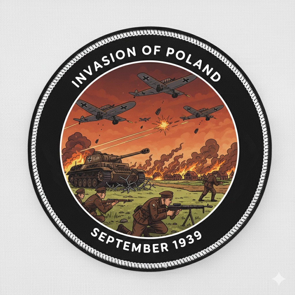 3" WW2 Start Of World War 2 Invasion Of Poland Badge patches badges | eBay