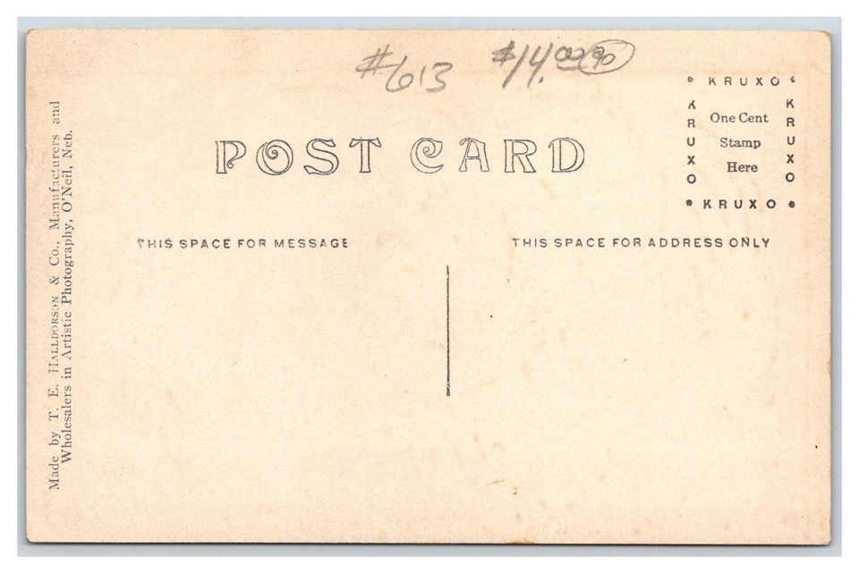 RPPC Neligh Nebraska - Neligh Falls w/ Fishermen Elkhorn River Mill Dam ...