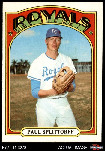 1972 Topps #315 Paul Splittorff Royals 5 - EX | eBay