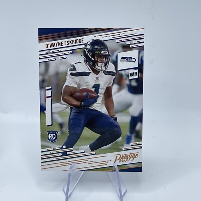 2021 Panini Chronicles Dwayne Eskridge Prestige Rookie Card #233 ...