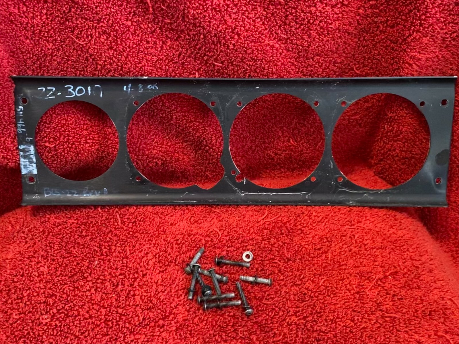 CIRRUS SR22 INSTRUMENT PANEL FOR 4 INSTRUMENTS P/N 15292-001 REV A | eBay