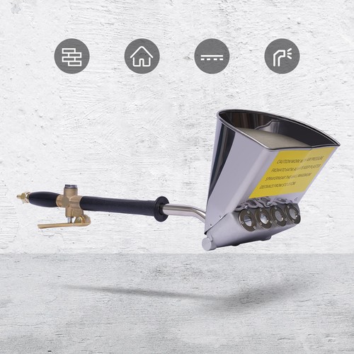 Stucco Sprayer Cement Plaster For Wall Mortar Spray 4 Jets Hopper Gun ...