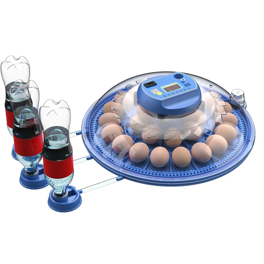 80 Egg Fully Automatic Incubator Hatching Machine Chicken Eggs Brooder ...