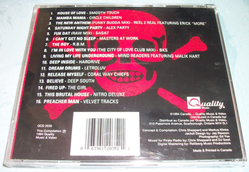 Chris Sheppard Pirate Radio Sessions Vol 1 Underground Collection (CD ...