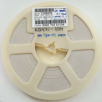 10 x 10M 1/8W 1% 100PPM SMD PHILIPS RESISTOR. CA397U5000F110821 | eBay