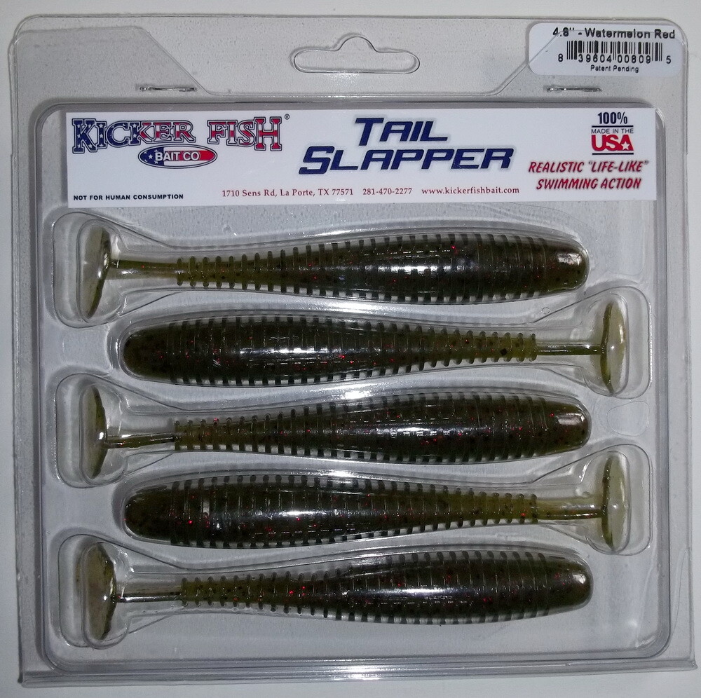 (2) Sets of 5 Kicker Fish Tail Slapper Swimbaits(Assorted #3)-Bass ...