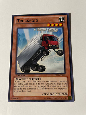 Truckroid - BP02-EN055 - Black Rare - 1st Edition - NM - YuGiOh! | eBay