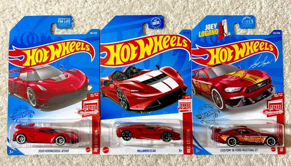 HOT WHEELS RED EDITION LOT OF 23 ALL DIFFERENT **NEW** | eBay