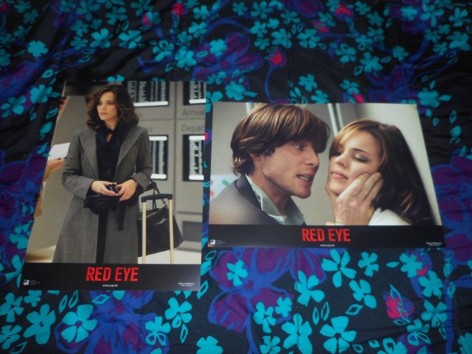 RED EYE - ORIGINAL SET OF 8 FRENCH LOBBY CARDS - RACHEL MCADAMS/CILLIAN ...