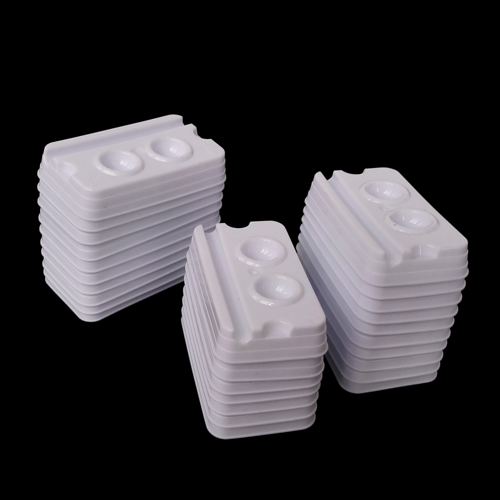 500pcs Dental Disposable 2 Wells Trays Bonding Composite Adhesive ...