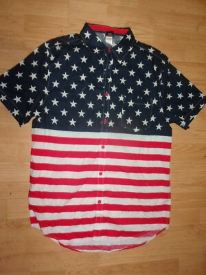 Fifth Sun Flag Shirt Mens American Flag Button Down Patriotic Shirt ...