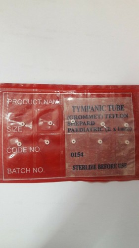 GROMMET TYMPANIC TUBE ENT SHEPHERD TYPE PEDIATRIC 10 PC SEALED PACK | eBay