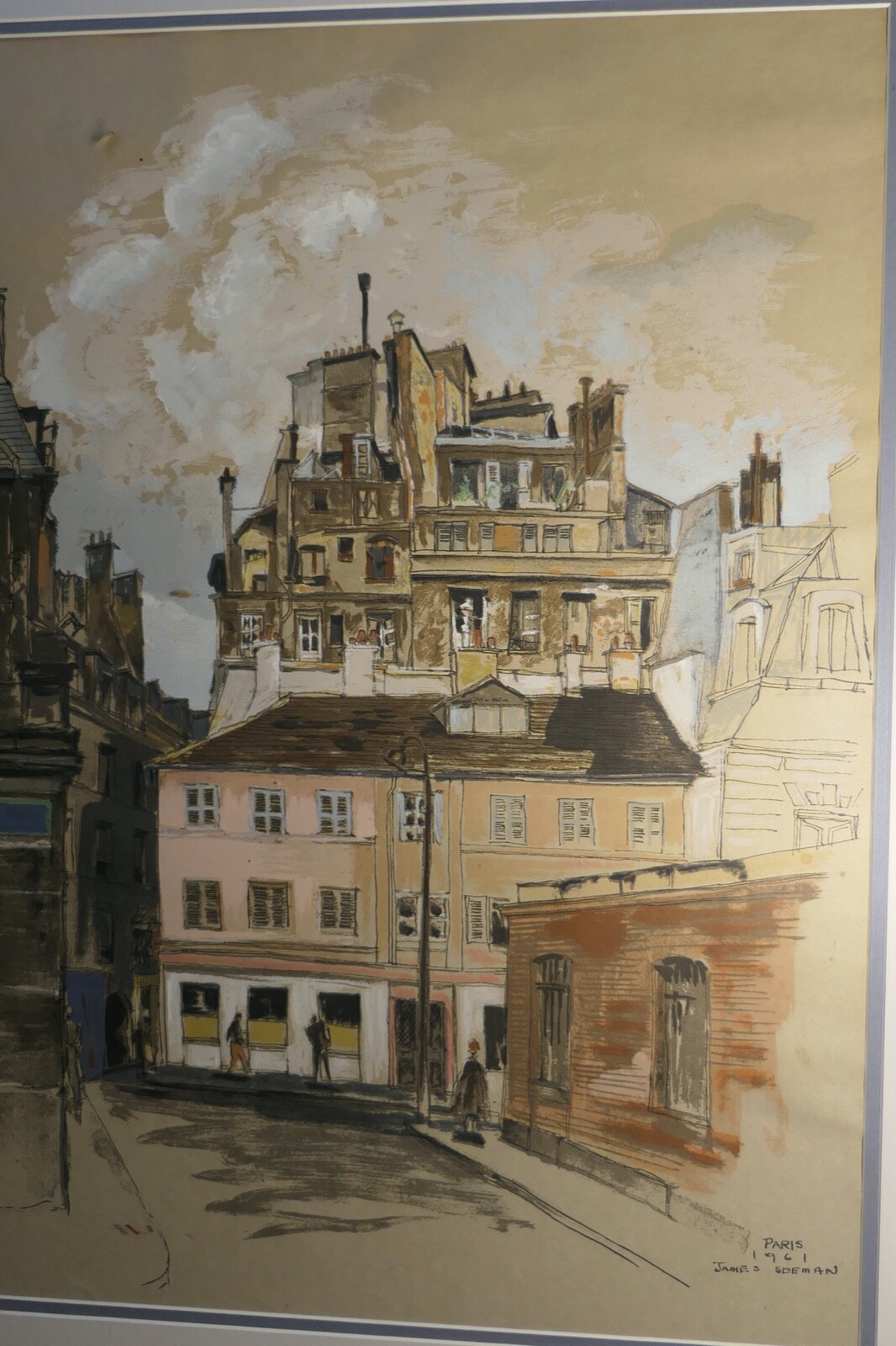 JAMES SEEMAN SERIGRAPH PARIS STREETS 1961 | eBay