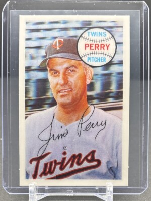 1970 KELLOGG’S MLB #64 Jim Perry Minnesota Twins 3-D Super Stars NM | eBay