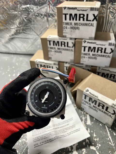 Pentair TMRLX 24-hours Mechanical Timer Replacement Compool Pool and ...
