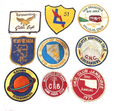 Vintage Lot 9 Jamboree CB Radio Sideband Sew on Patches Arm Cloth | eBay