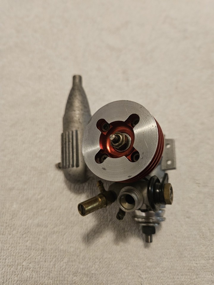 OPS .15 RC RED HEAD 2 STROKE GLOW NITRO AIRPLANE ENGINE WITH MUFFLER | eBay
