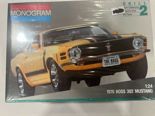 Monogram 1970 Boss 302 Mustang 1991 1:24 Model Car Kit Ford #2923 New ...