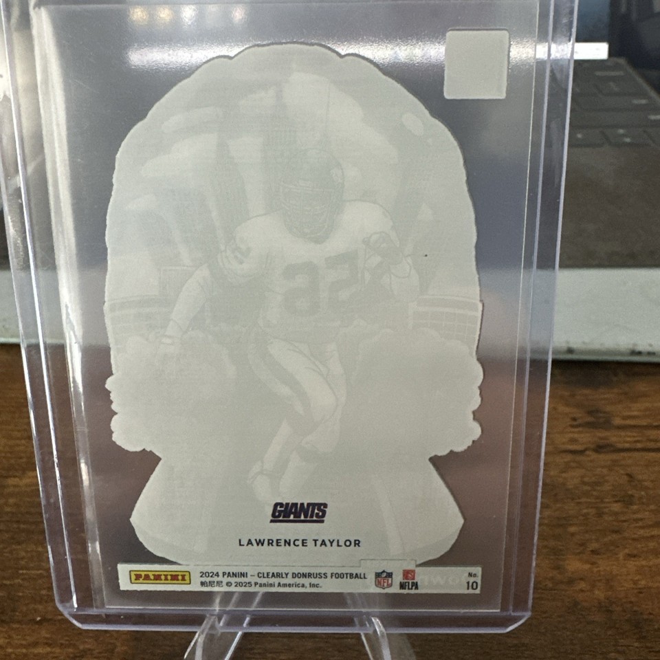 2024 Clearly Donruss Lawrence Taylor Legends Downtown #10 SSP Case Hit ...