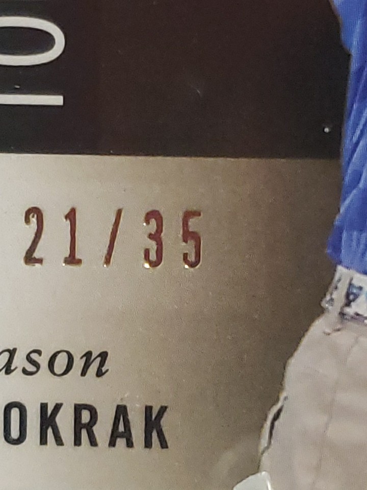 2013-14 SP Game Used Golf Tour Gear #TG-JK Jason Kokrak Dual Shirt Gear ...