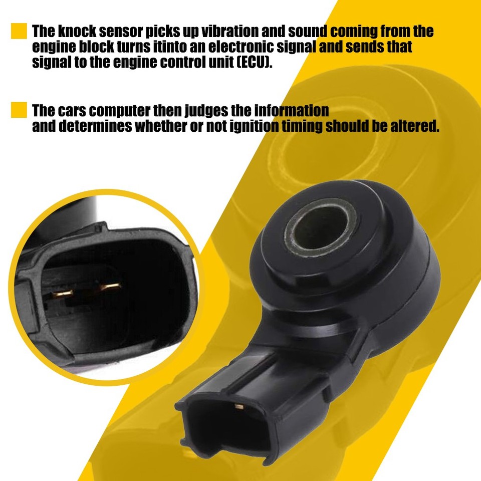 2PCS Knock Sensor For 2005-2012 Toyota Matrix Corolla Sequoia Lexus ...