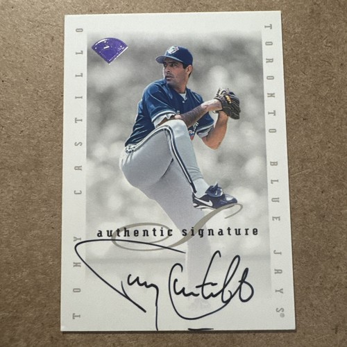 Tony Castillo 1996 Leaf Signature Series Extended Autographs Toronto ...