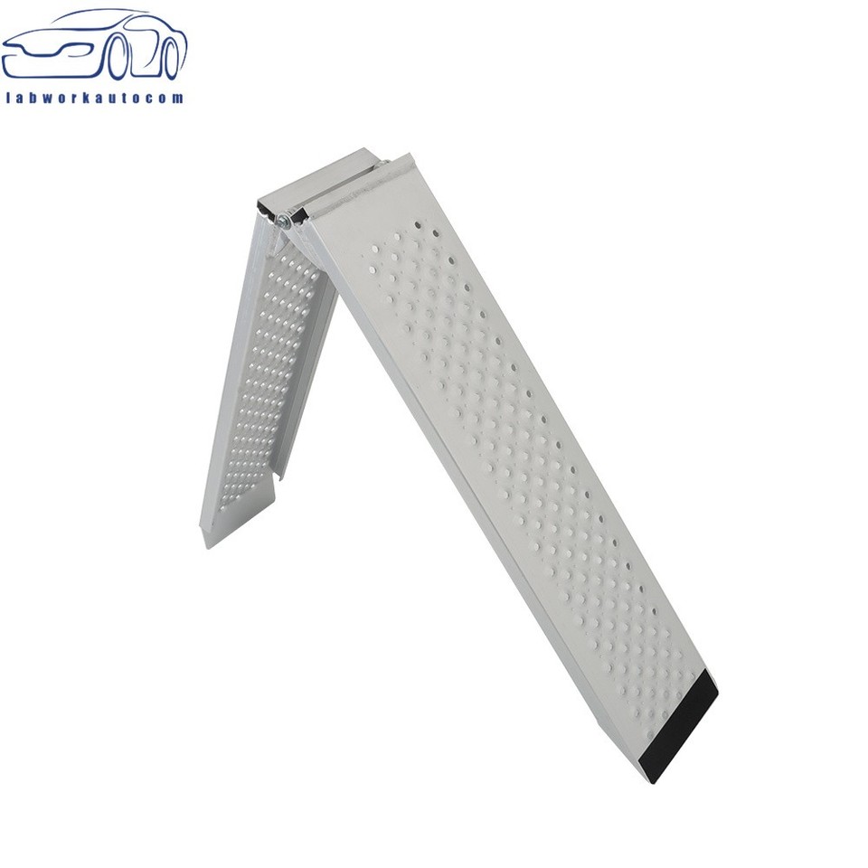 Motorcycle Folding Loading Ramp Aluminum 76" Dirt Bike Street Bike ...