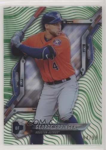 2018 Topps High Tek - George Springer #HT-GSP Pattern 1 Waves/Diagonals ...