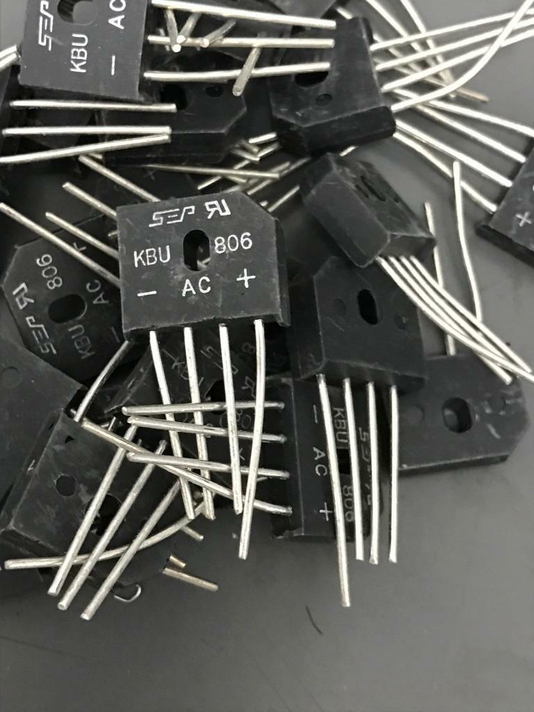 KBU806 - SEP - 5 pcs LOT, Bridge Rectifier 1PHASE 800V 8A KBU | eBay