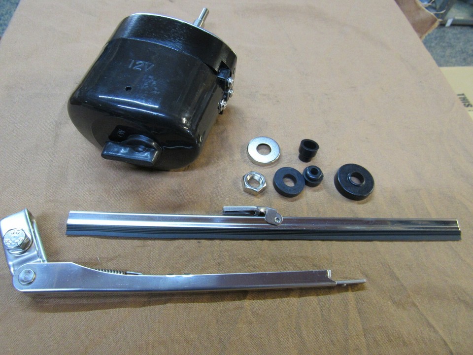 Windshield Wiper Motor kit universal 12 volt Fits Willys jeep CJ2A CJ3A ...