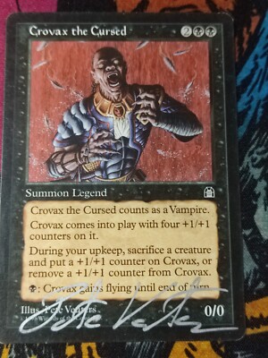 Crovax the Cursed ~ Stronghold **Signed by artist** MAGIC MTG | eBay