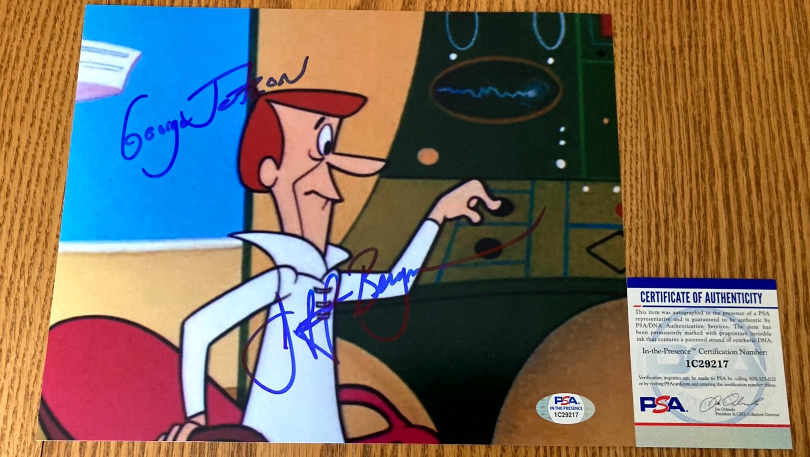 Jeff Bergman George Jetson The Jetsons Voice Actor Signed 8x10 Photo ...