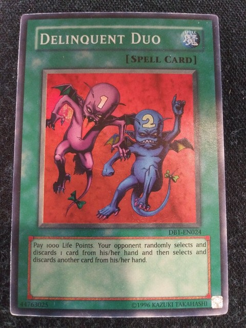 Yu-Gi-Oh! TCG Delinquent Duo Dark Beginnings 1 DB1-EN024 Unlimited ...