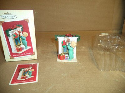 2004 Hallmark Keepsake Ornaments "Reaching for Christmas" In Original ...