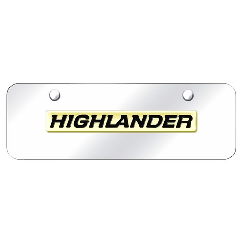 Toyota Highlander Logo Mini License Plate | eBay