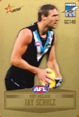 2012 AFL SELECT CHAMPIONS PORT ADELAIDE POWER JAY SCHULTZ GOLD GC149 ...