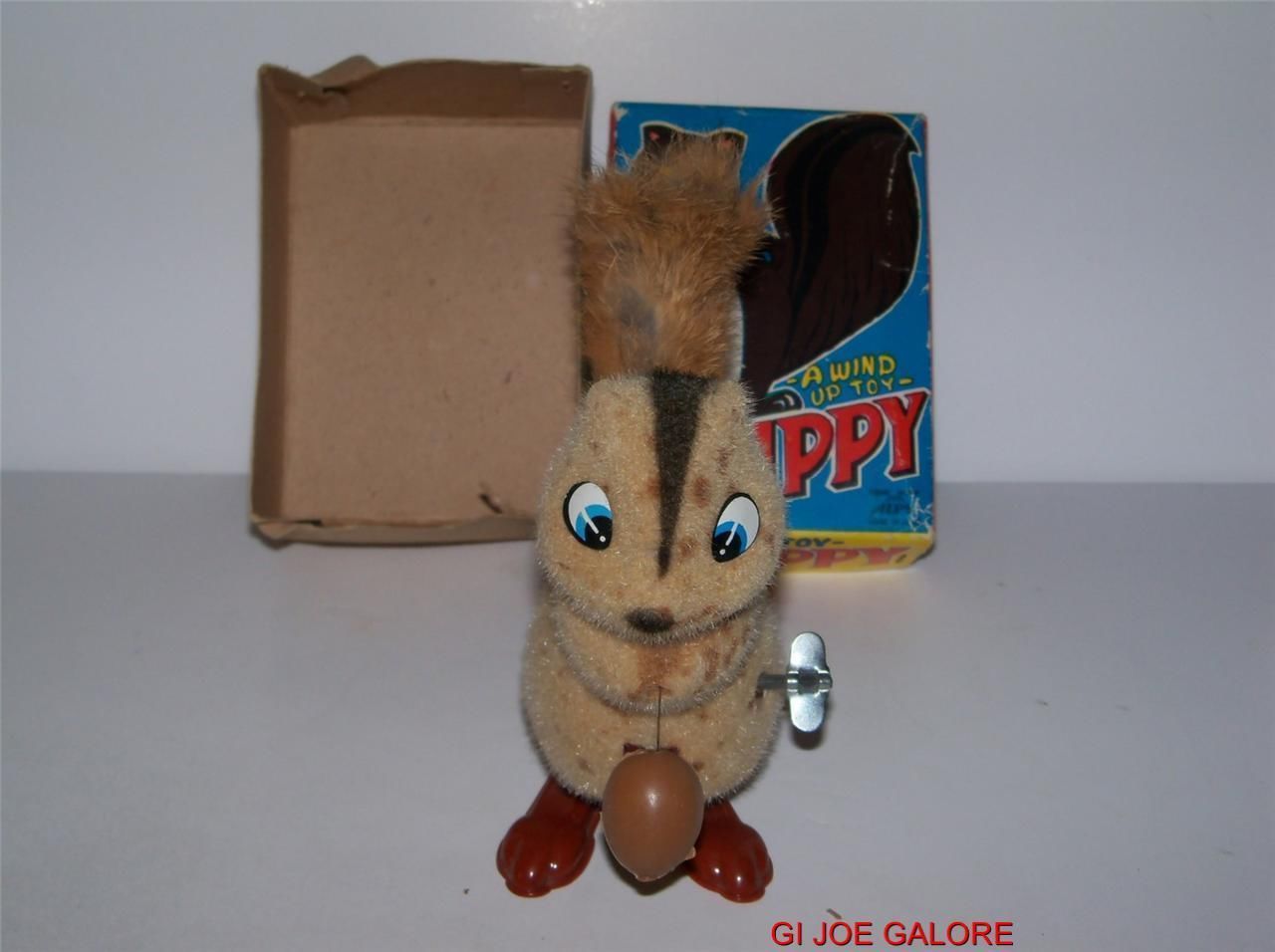 CHIPPY THE WIND UP SQUIRREL BY TRADE MARK JAPAN 1950's MIB UNPLAYED ...