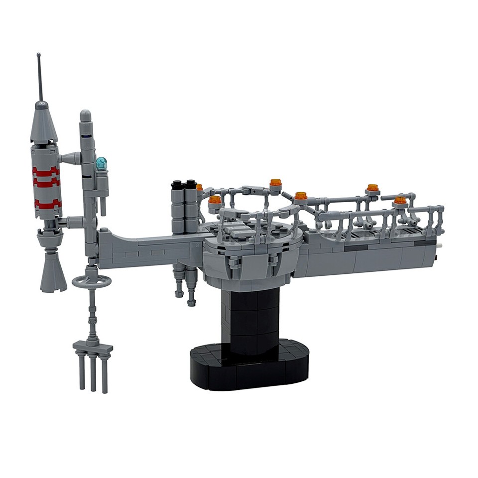 Custom MOC Iconic Duel Location with Oval Platform and Sensor Balcony 408 Bricks | eBay